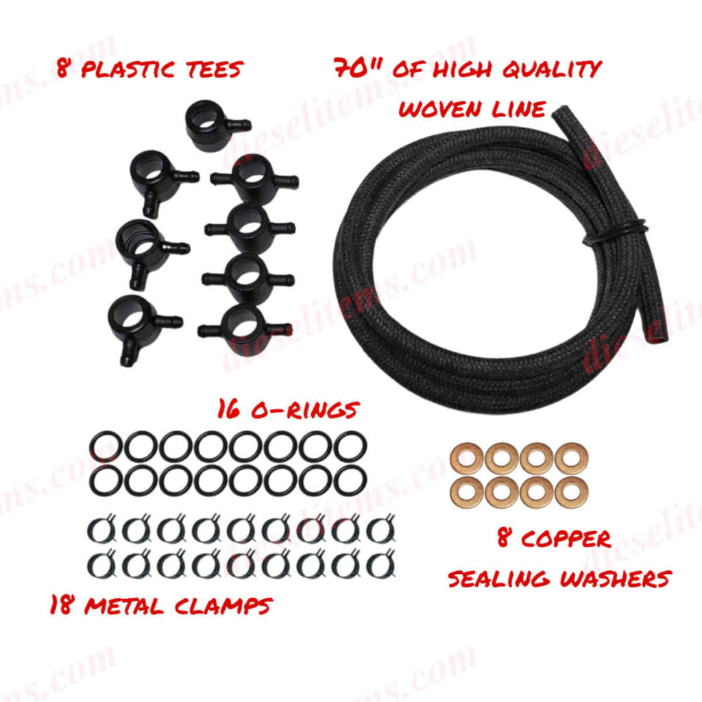 6.9 Diesel Ford Injector Line Kit - Diesel Items