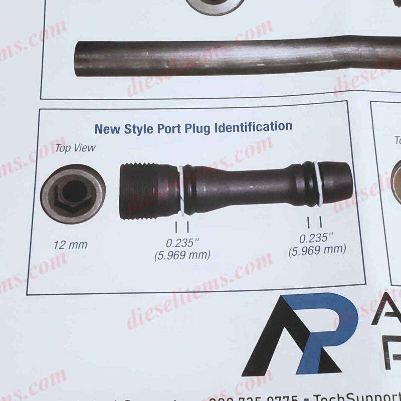 AP0028 Stand Pipe Front Port Plug Seal Kit Alliant Power for Ford 6.0L ...