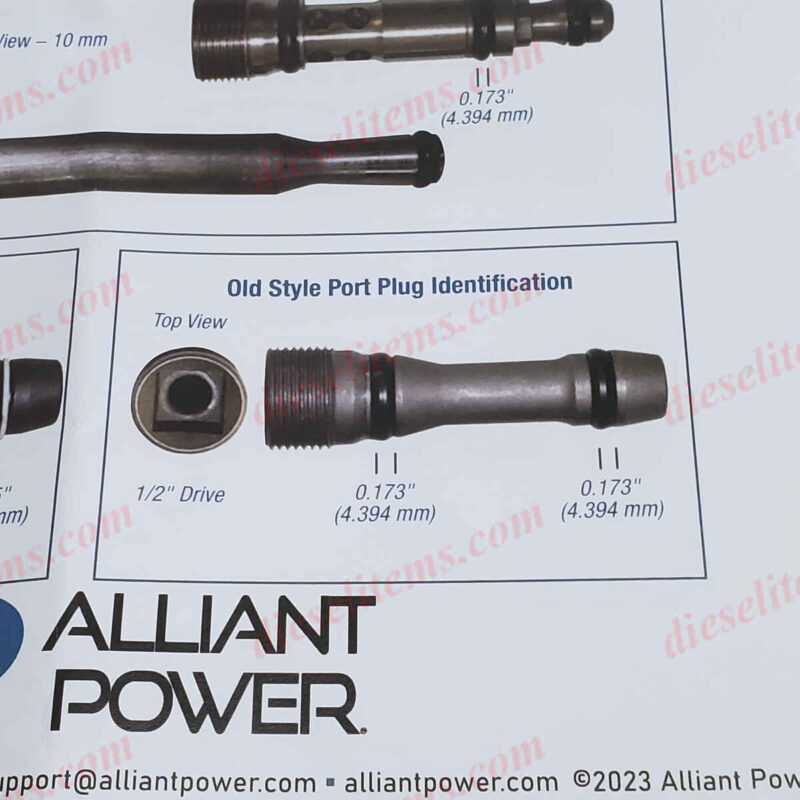 AP0028 Stand Pipe Front Port Plug Seal Kit Alliant Power for Ford 6.0L ...
